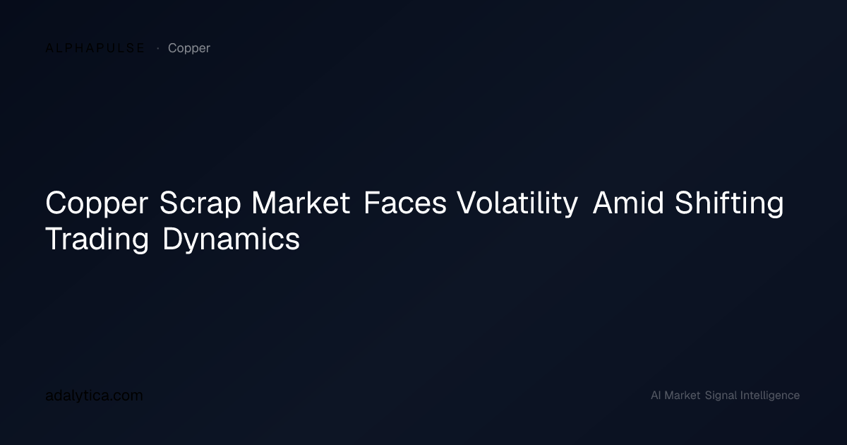 Copper Scrap Market Faces Volatility Amid Shifting Trading Dynamics ...