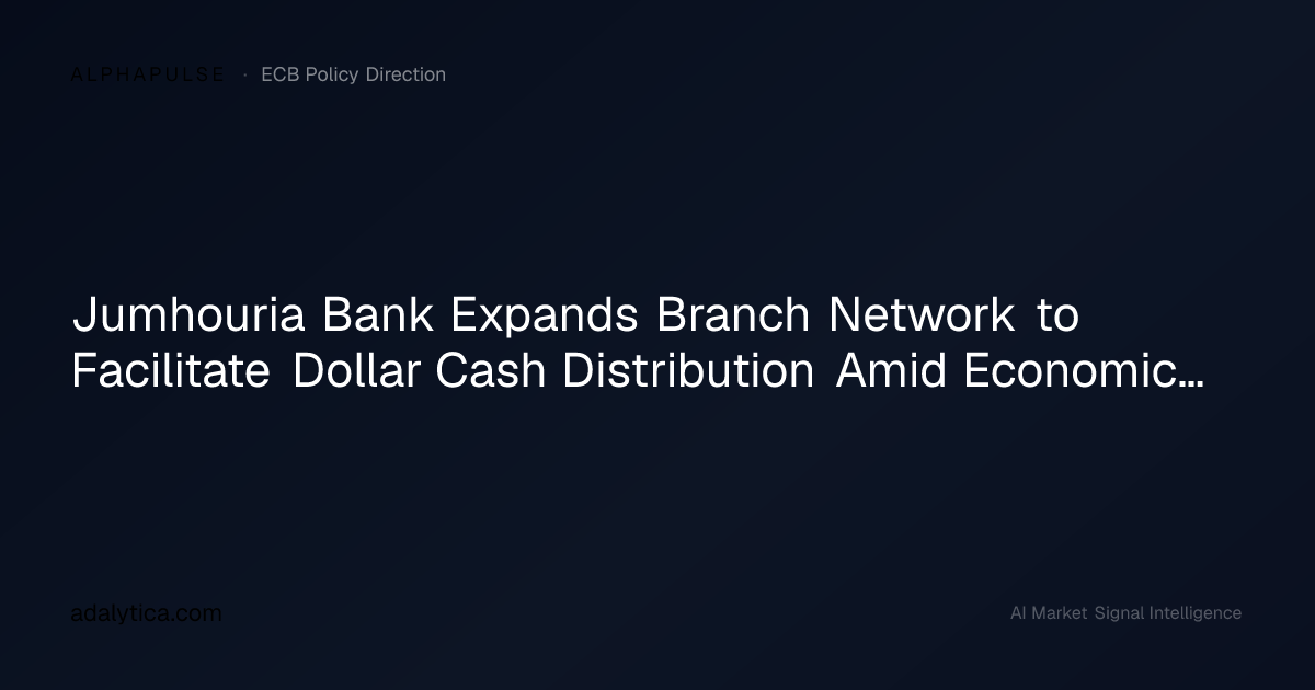 Jumhouria Bank Expands Branch Network to Facilitate Dollar Cash ...