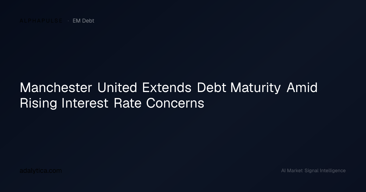 Manchester United Extends Debt Maturity Amid Rising Interest Rate ...