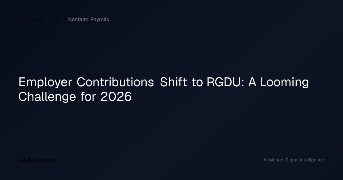 Employer Contributions Shift to RGDU: A Looming Challenge for 2026 ...